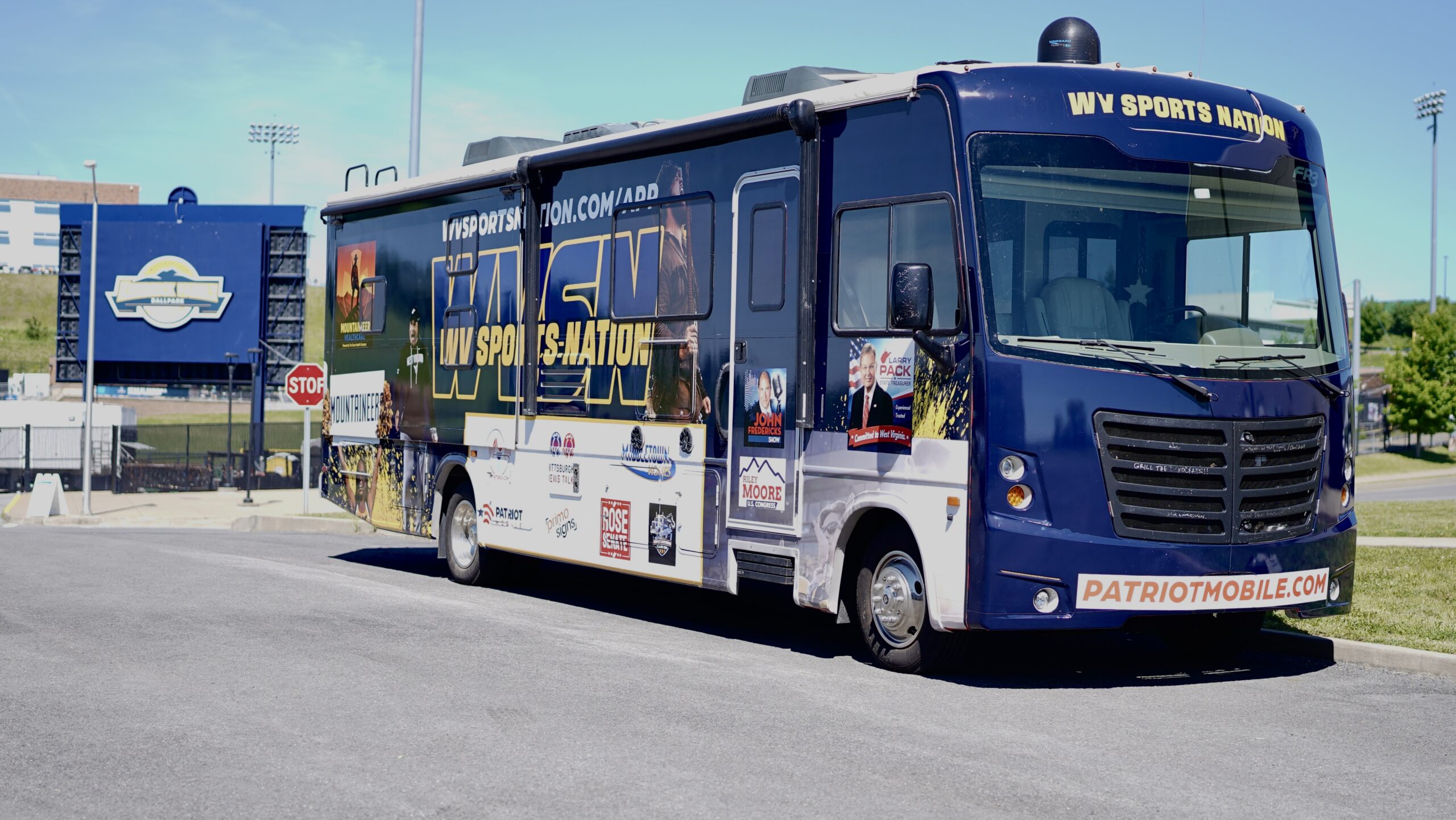 The WV Sports Nation bus: A rolling hub of Mountaineer pride - West ...